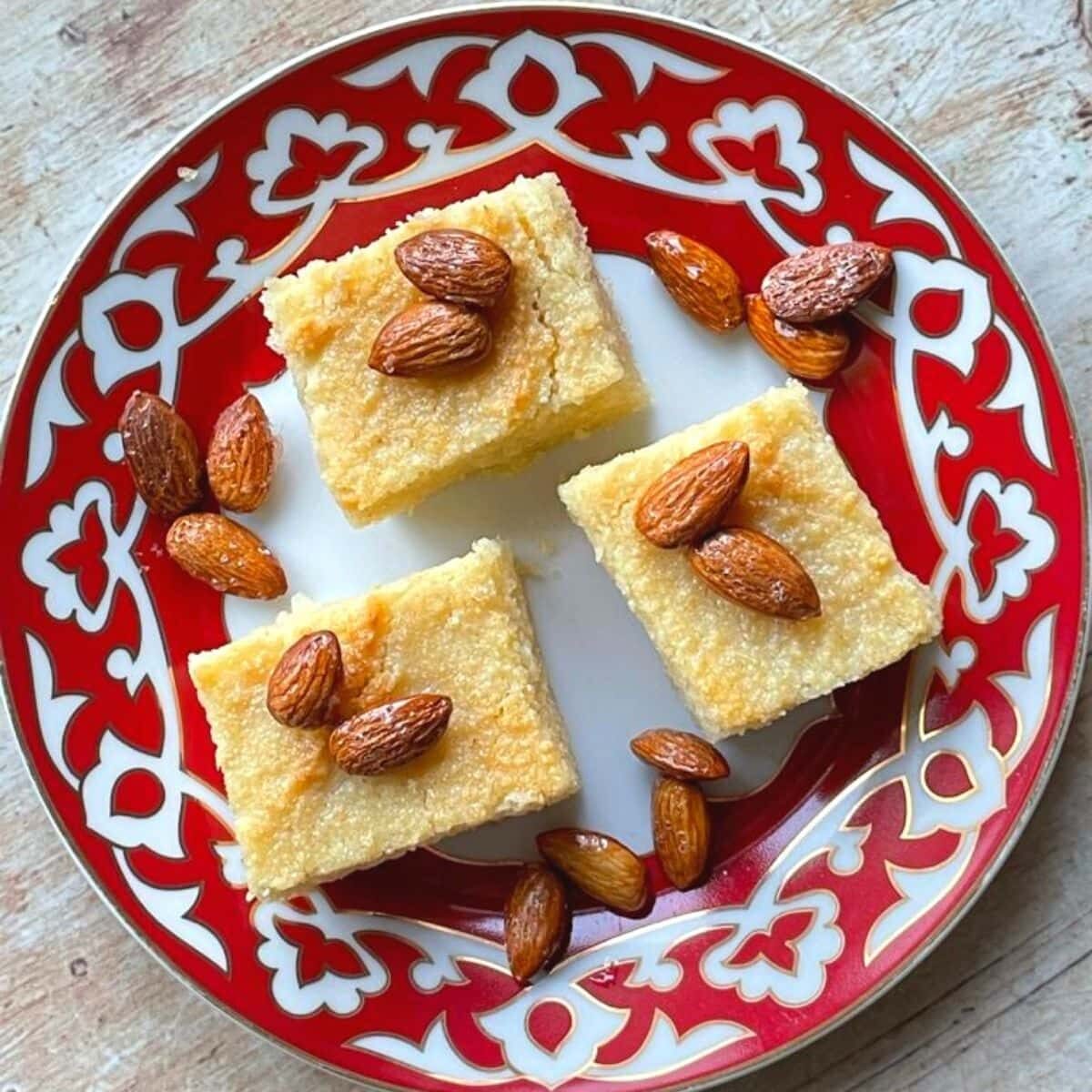 Basbousa with Orange Blossom Water