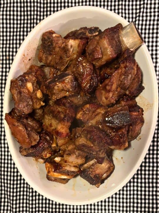 Teriyaki beef ribs