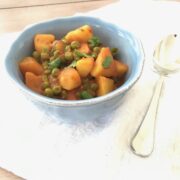 Aloo Mattar - Potato and pea curry