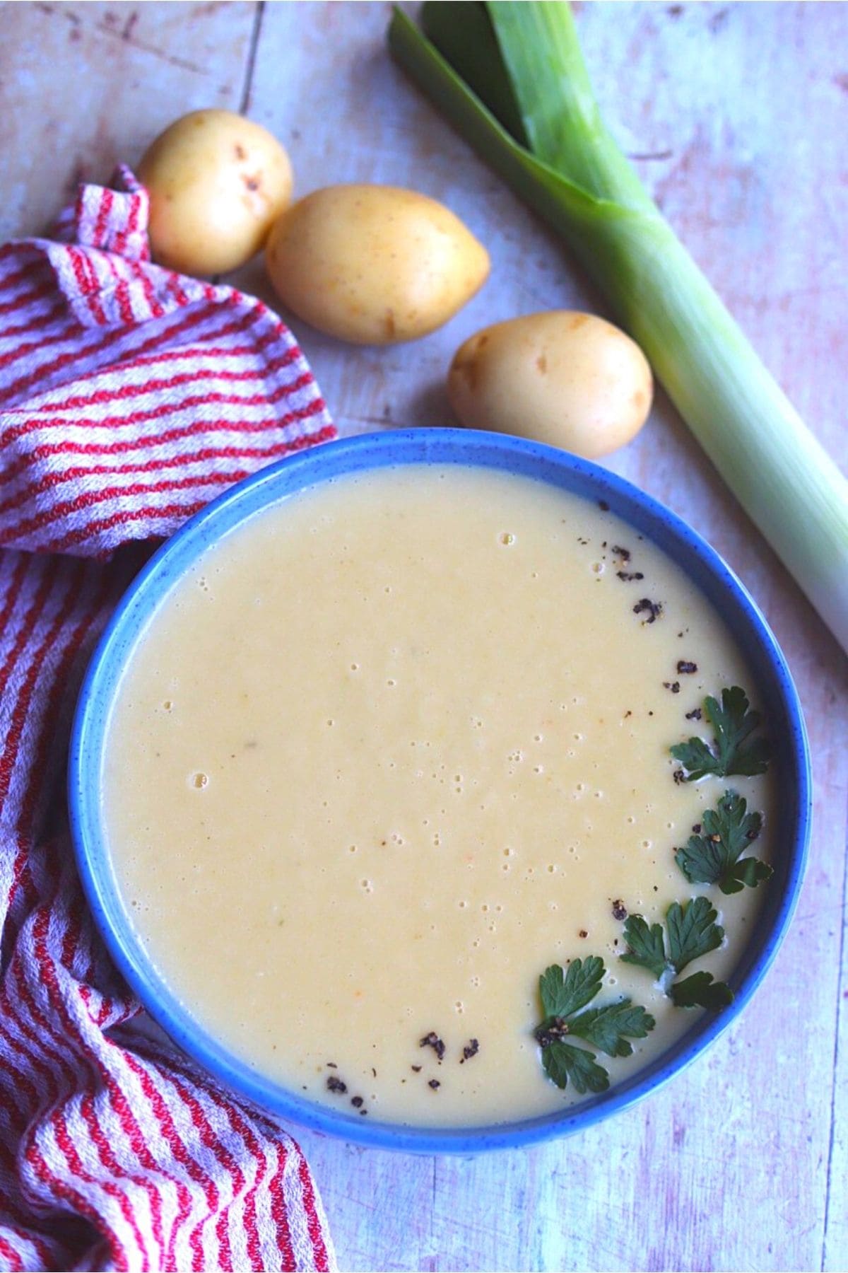 Potage Parmentier - Leek & Potato Soup - End of the Fork